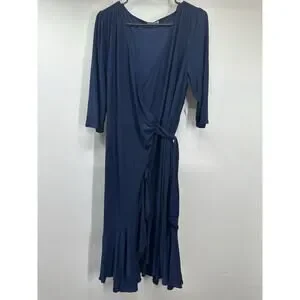 Kiyonna | Dresses | Kiyonna Womens Plus Size X Whimsy Wrap Dress V Neck ...